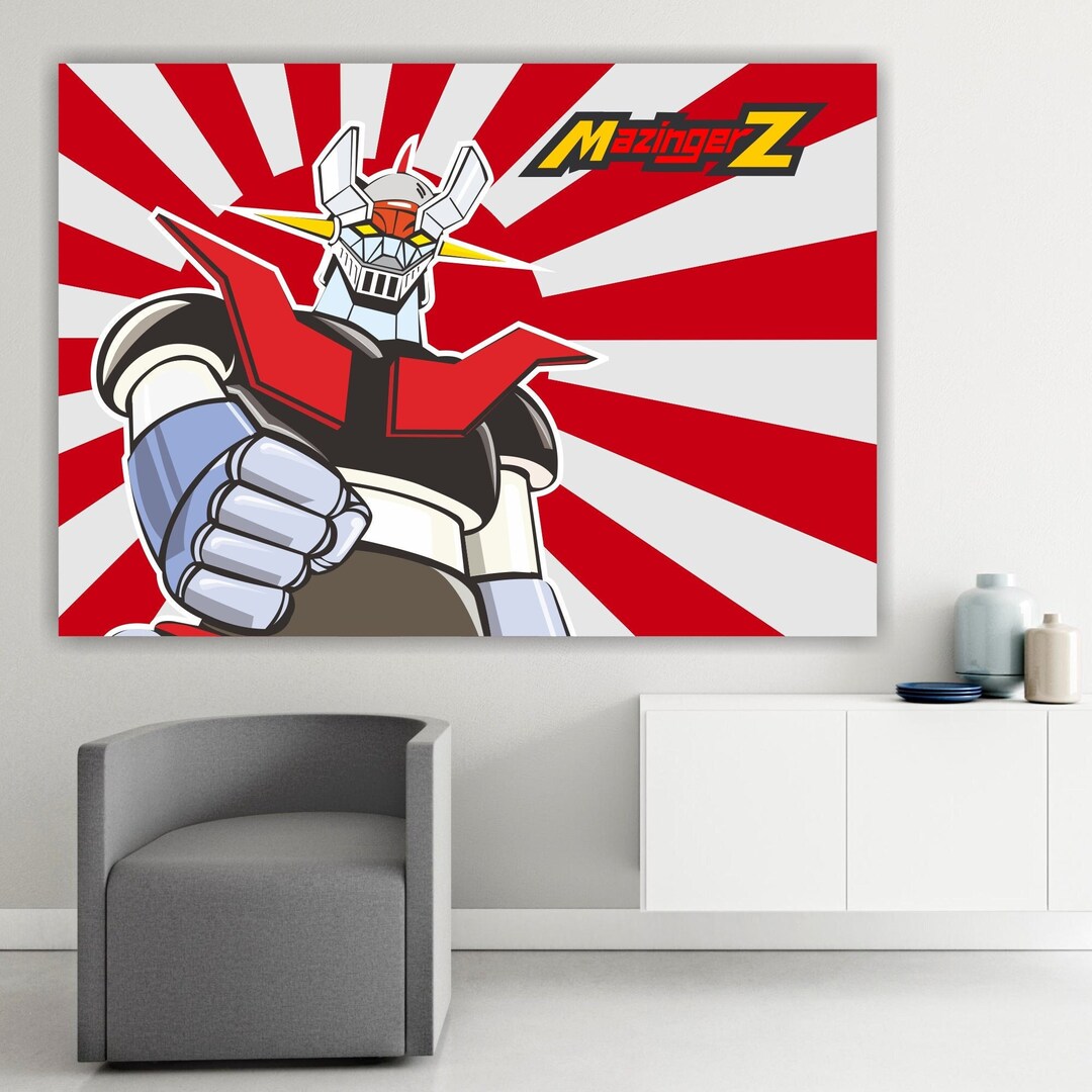 Mazinga Z Mazinger Poster O Quadro Su Tela Decorazioni - Etsy