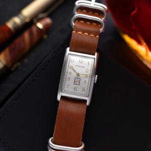 Longines Oversized Tank, Art Deco Style From 1940s, Vintage Swiss Watch ...