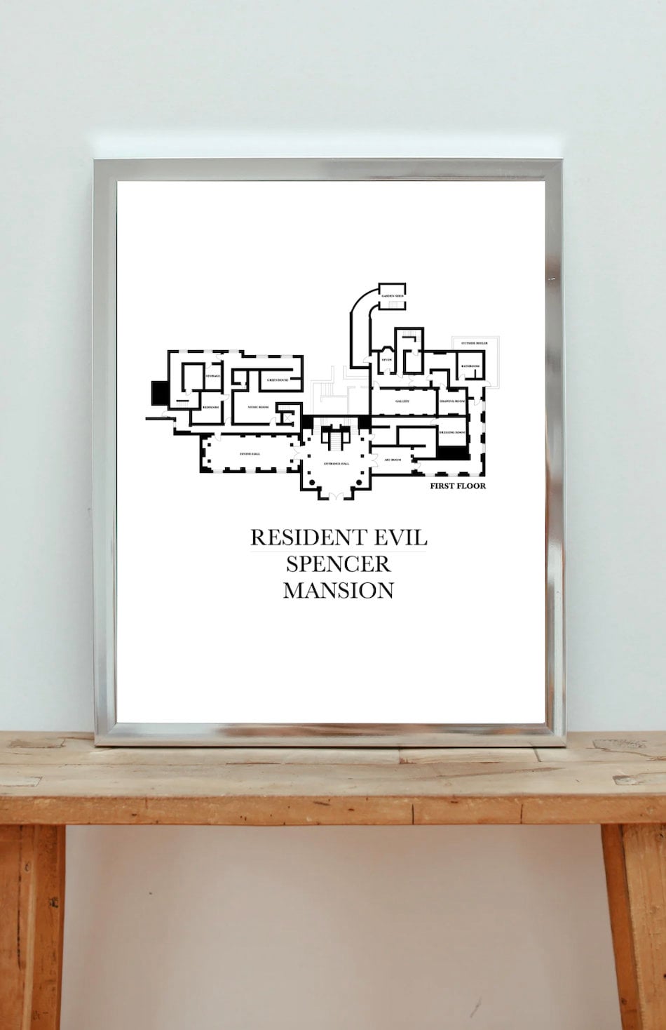 Resident Evil Spencer Mansion Digital Download CAD Bauplan - Etsy