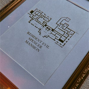 Resident Evil Spencer Mansion Digital Download CAD Bauplan - Etsy