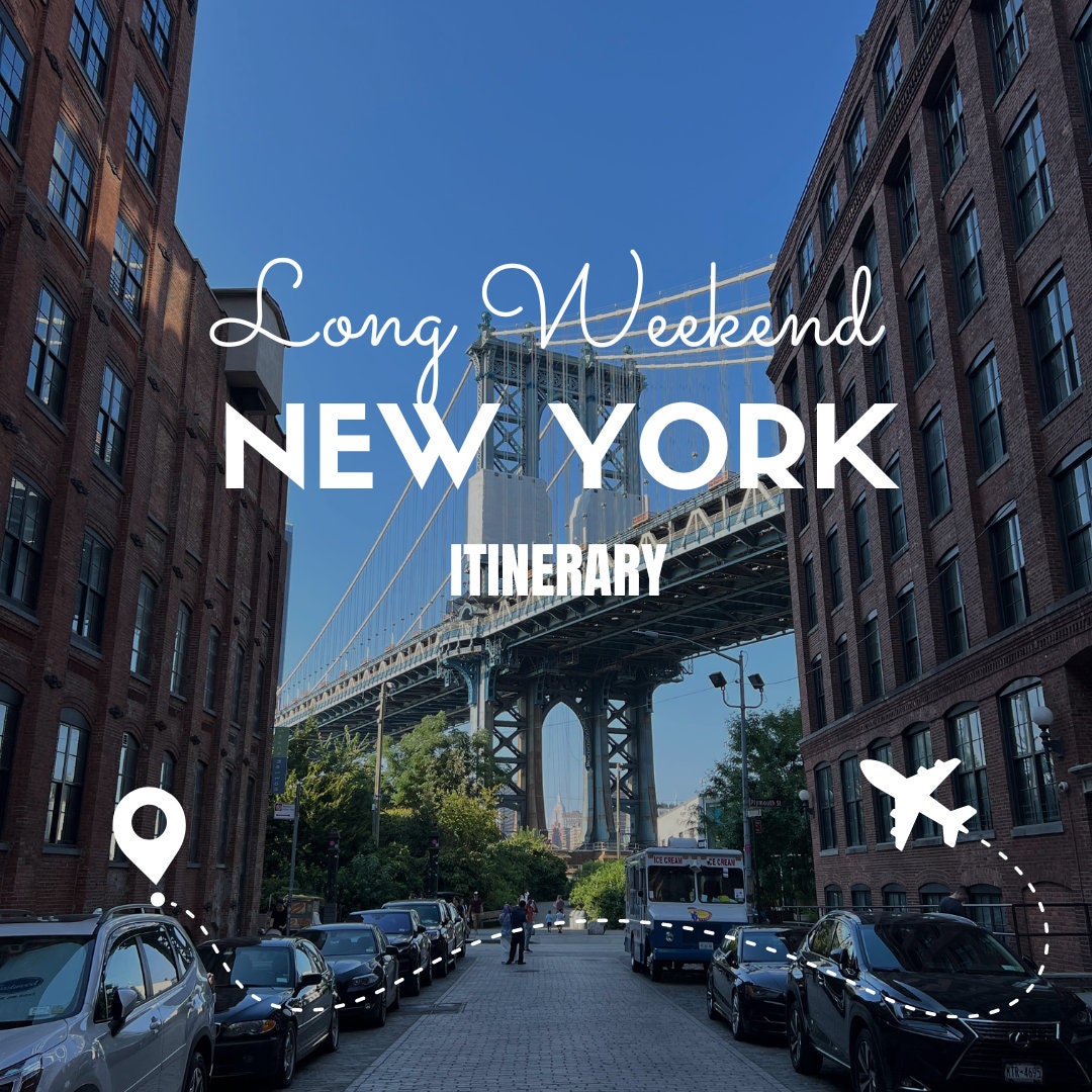 New York City Long Weekend Travel Guide - Etsy