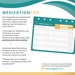 Printable Medication Tracker,medication Chart, Medication Report ...