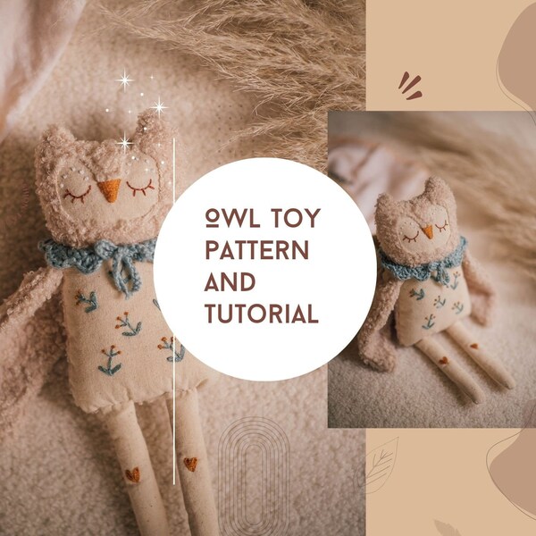 Owl Soft Toy - Etsy
