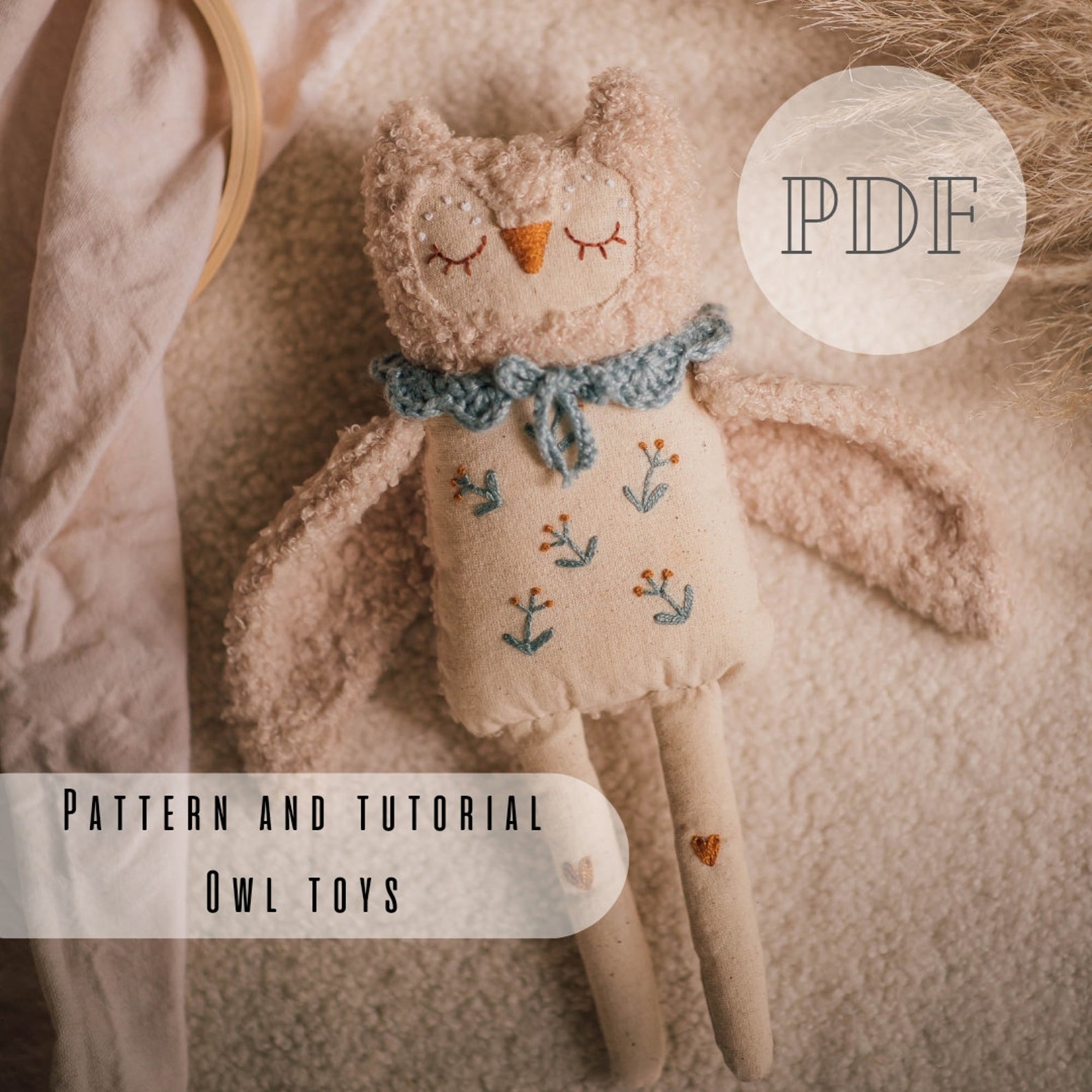 Owl Toy Sewing Pattern and Tutorial - Etsy