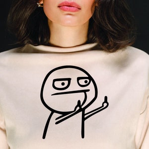 Middle Fingers Stickman DIGITAL IMAGE Svg Png Jpg Eps Dxf - Etsy