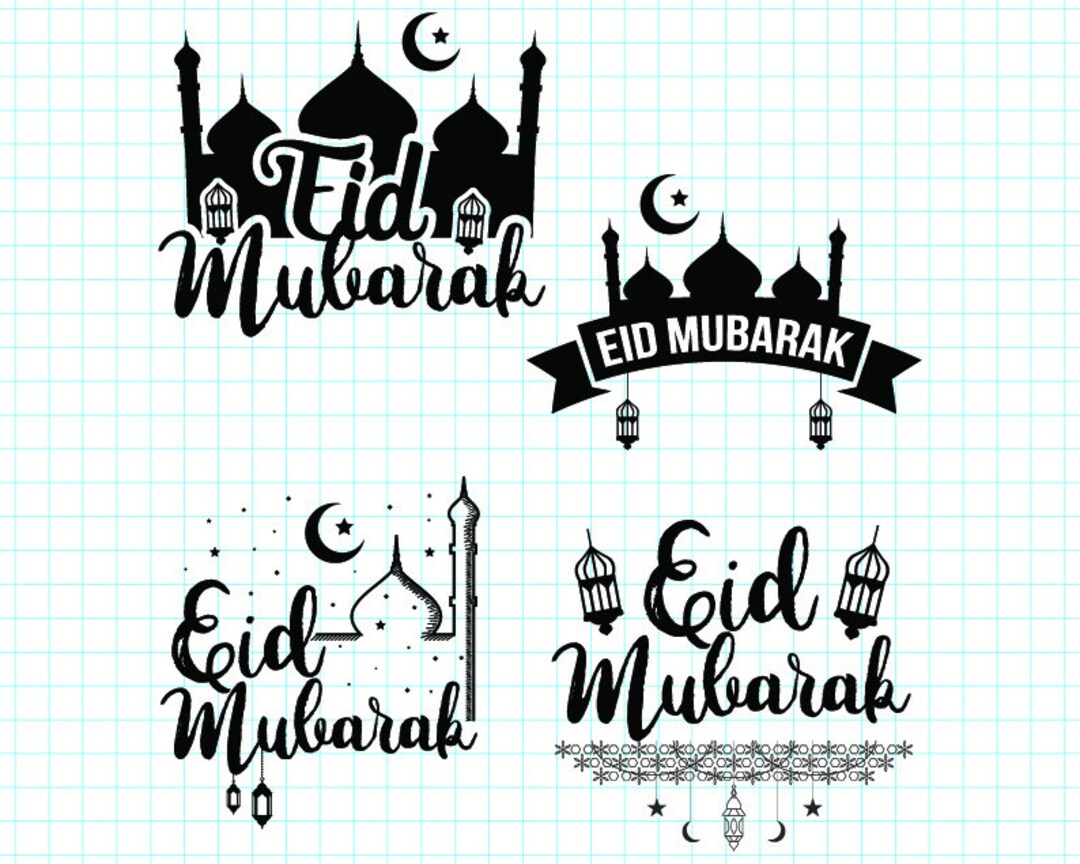 Eid Mubarak Svg Bundle, Ramadan Eid Islamic Cut Files, Eid Mubarak SVG ...