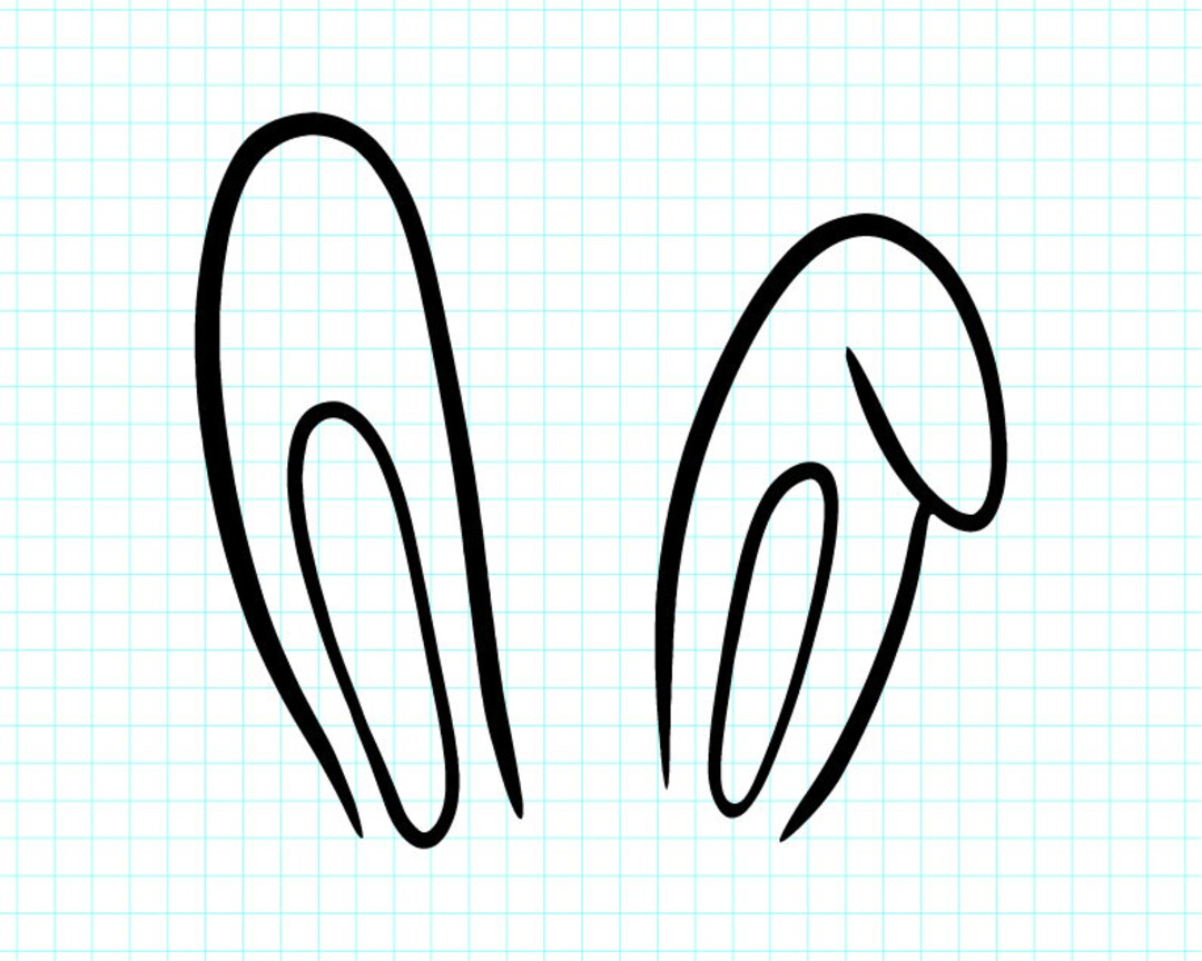 Bunny Ears - Instant Digital Download - Svg, Png, Dxf, and Eps Files ...