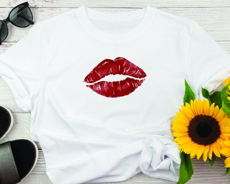 Lips SVG, Kiss SVG, Lips Print Svg, Red Lips Svg, Dripping Lips Svg ...