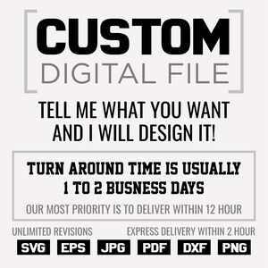 Custom SVG, Personalized SVG, Custom SVG Cut File, Custom Design ...