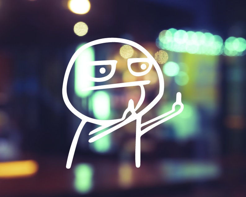 Middle Fingers Stickman DIGITAL IMAGE Svg Png Jpg Eps Dxf - Etsy