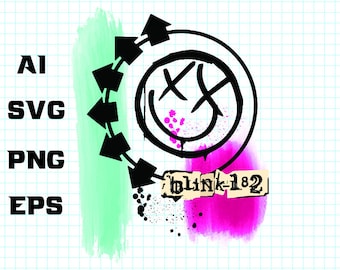 Blink 182 Svg, Blink 182 Png, Blink 182 Shirt, Blink 182, Blink 182 ...