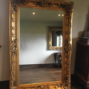 Heavy Chunky Wood Antique Gold Large Statement Swept French Dress ...