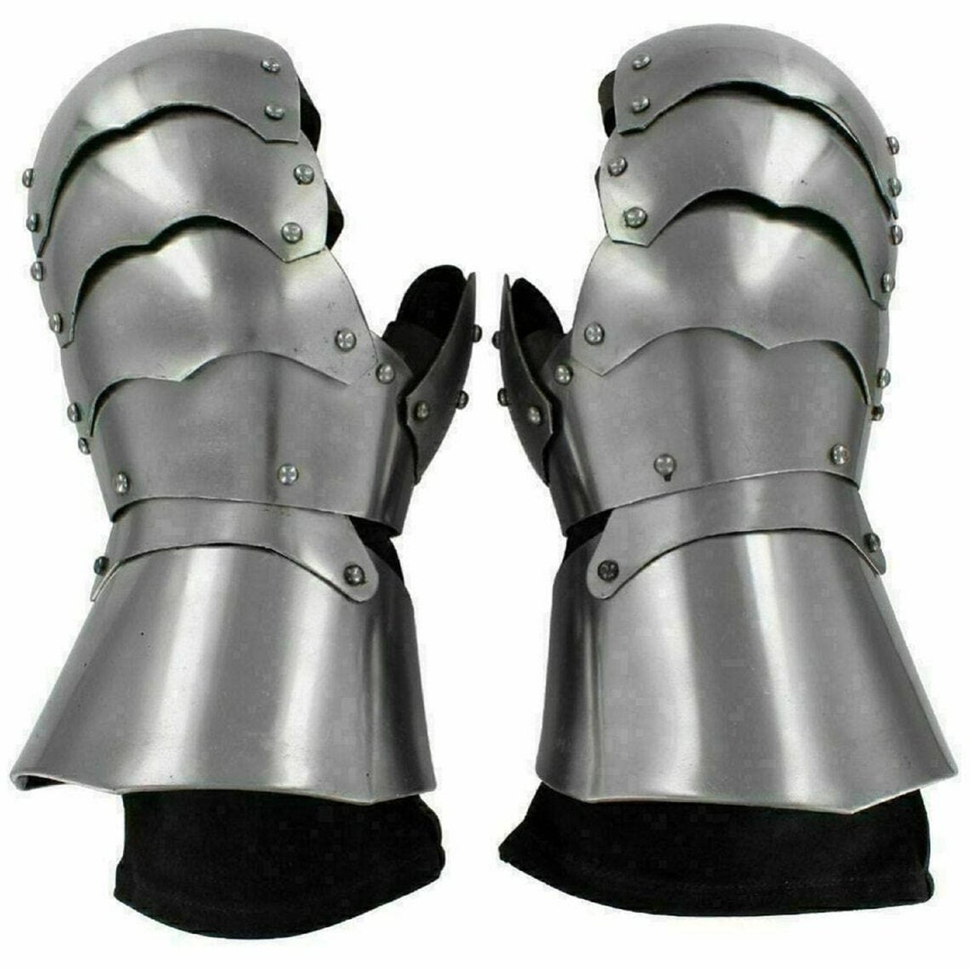 Medieval Clamshell Mitten Knights Renaissance Gauntlets Gloves - Etsy