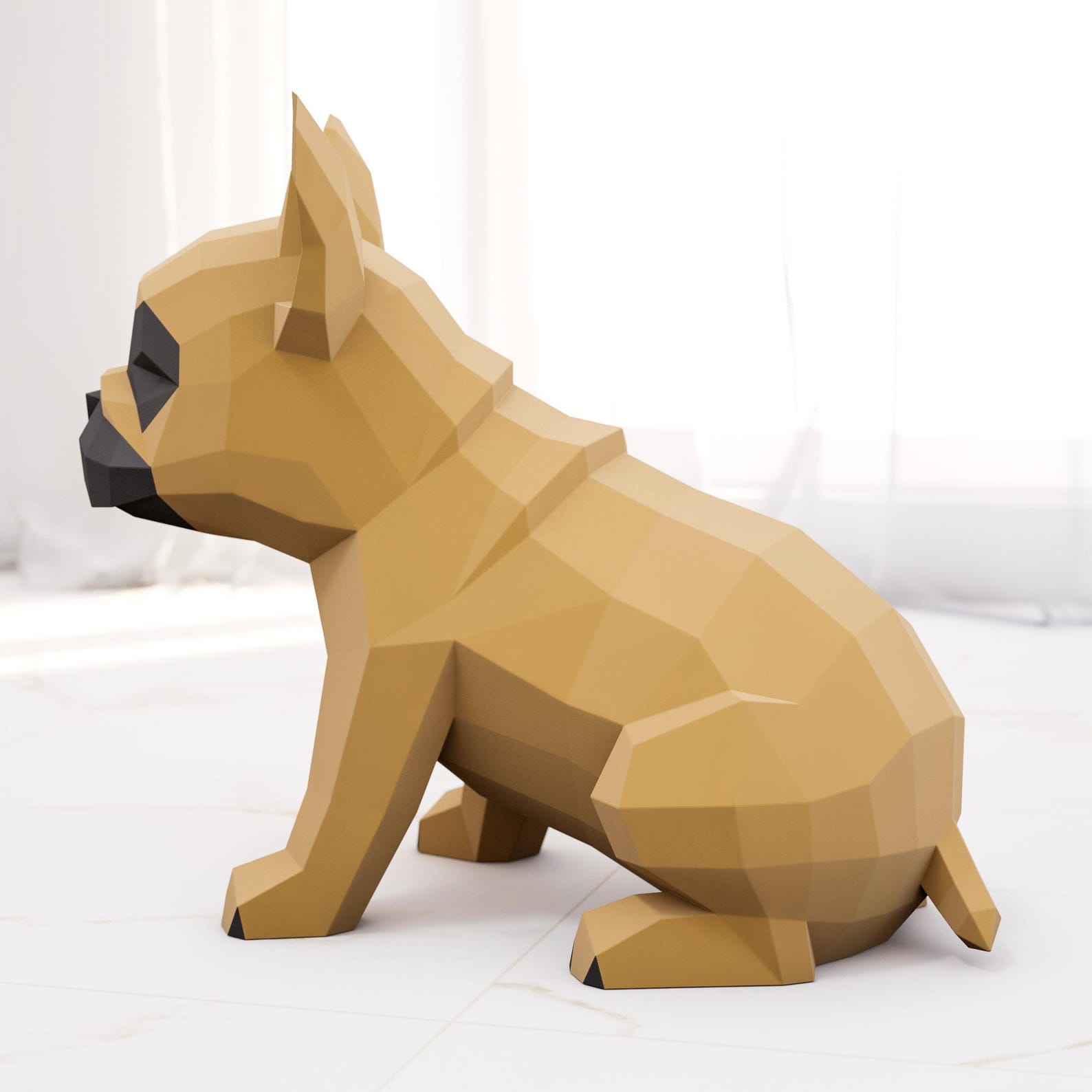 Papercraft Puppy Collection, Paper Craft Dogs Labrador Shepherd Bulldog ...