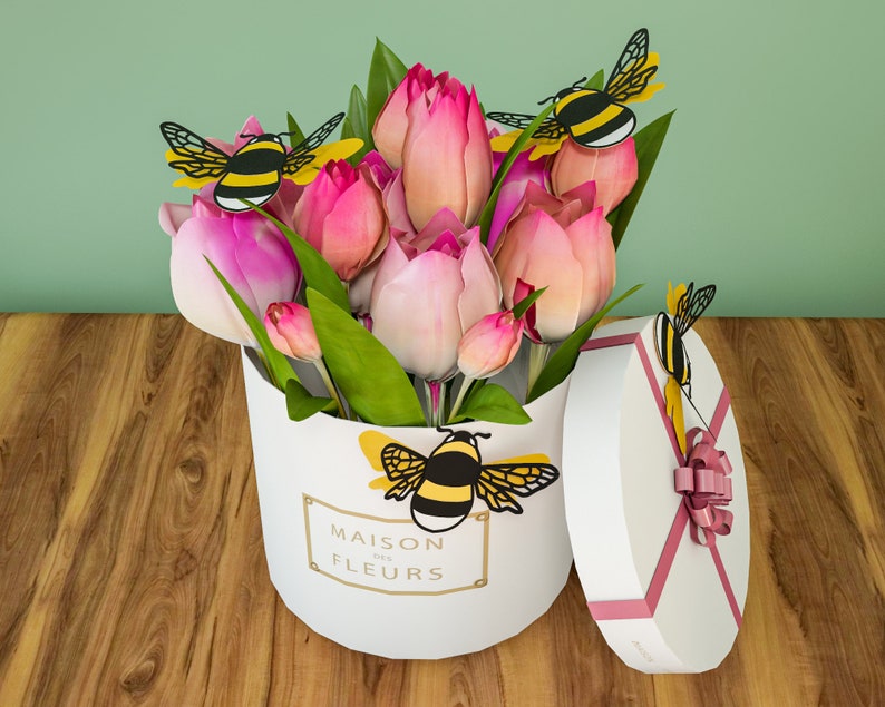 SVG Bumblebee Template Layered Bee DXF Bundle for - Etsy