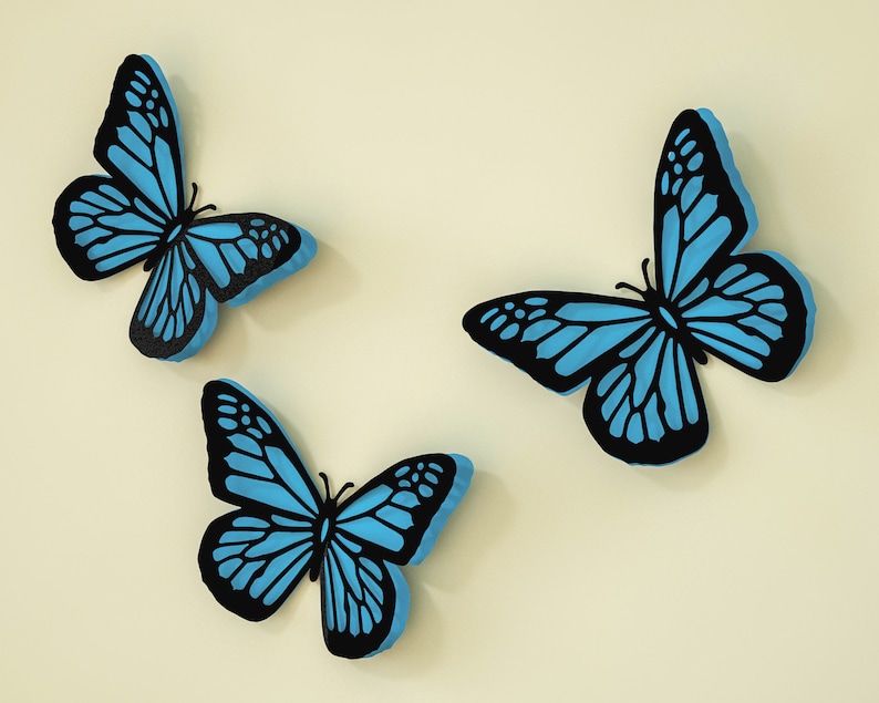 Butterfly SVG 3D Layered Paper Butterfly Paper Cut Decor - Etsy