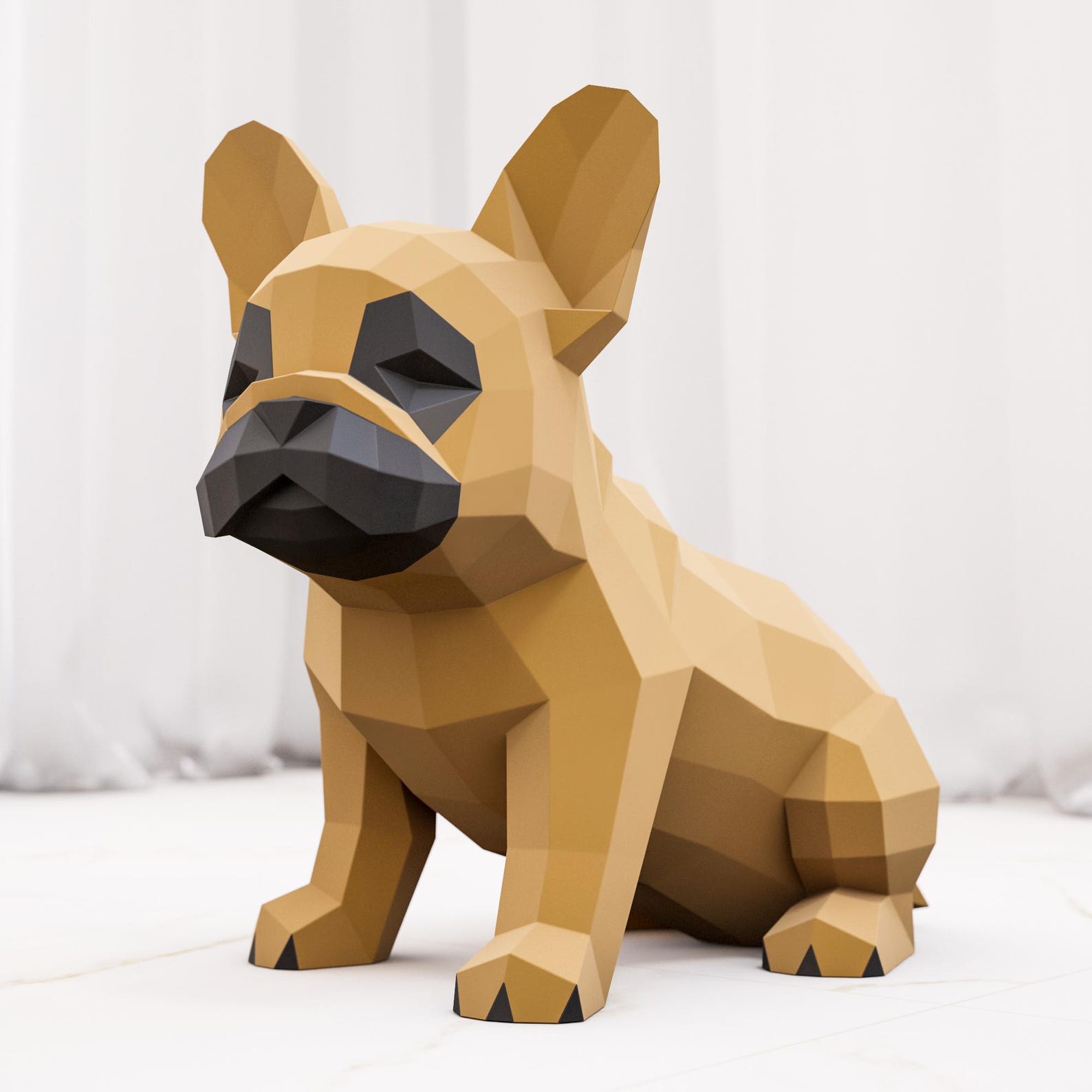 Papercraft Puppy Collection, Paper Craft Dogs Labrador Shepherd Bulldog ...