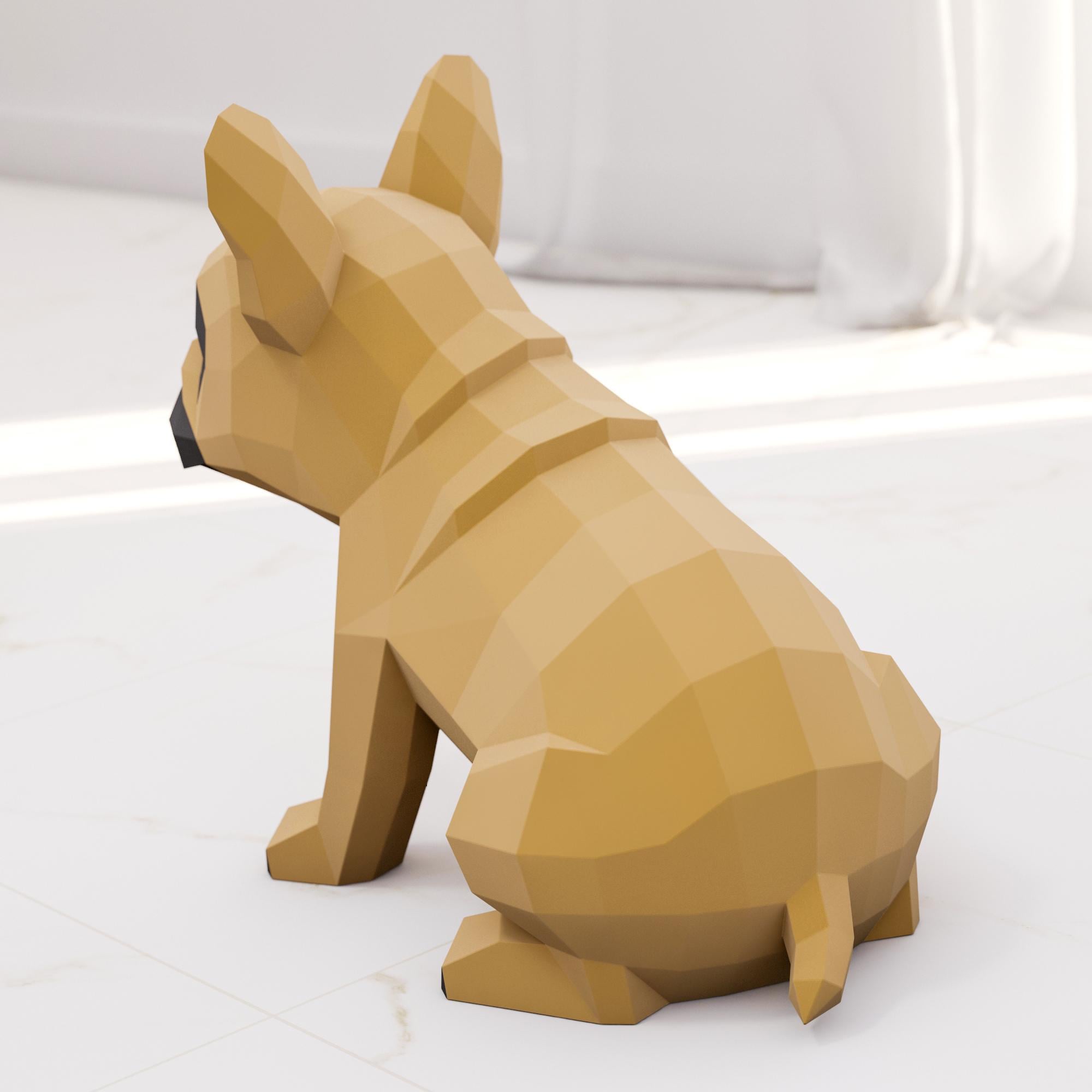 Papercraft Puppy Collection, Paper Craft Dogs Labrador Shepherd Bulldog ...