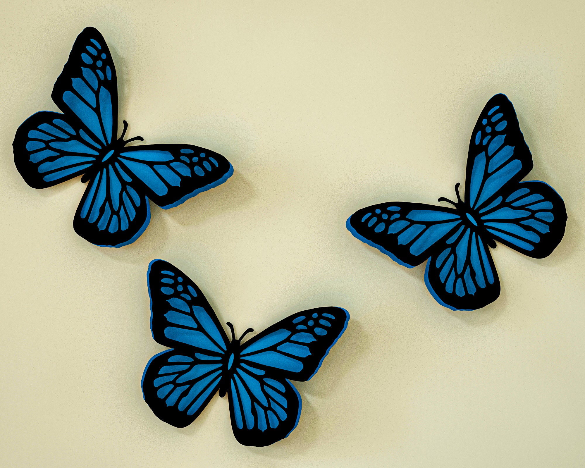 Butterfly SVG 3D Layered Paper Butterfly Paper Cut Decor - Etsy