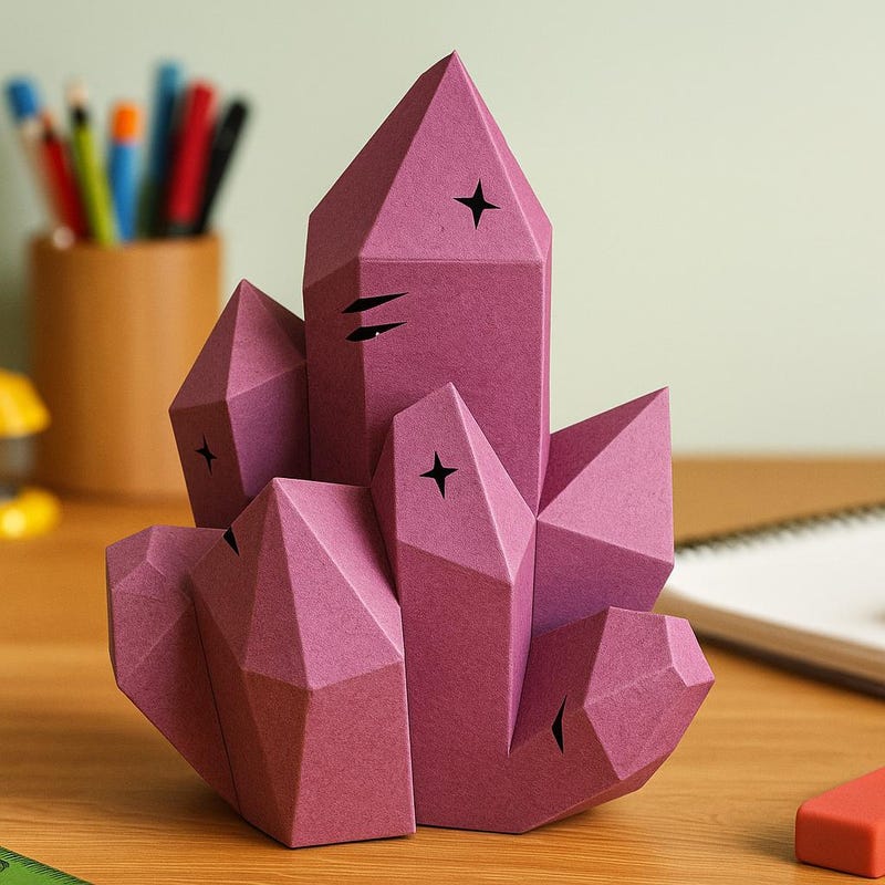 Crystal Papercraft - Etsy