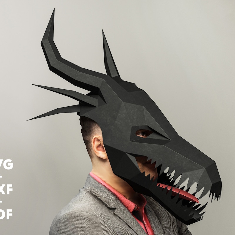 Dragon Mask - Etsy