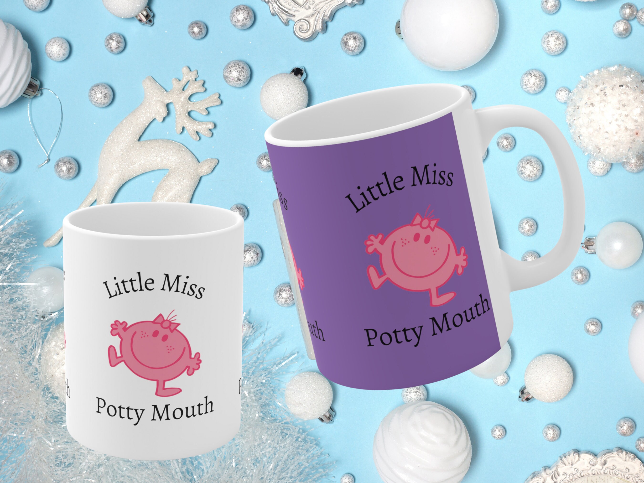 Little Miss Potty Mouth Swearing Funny Profanity Mug Mr Men - Etsy