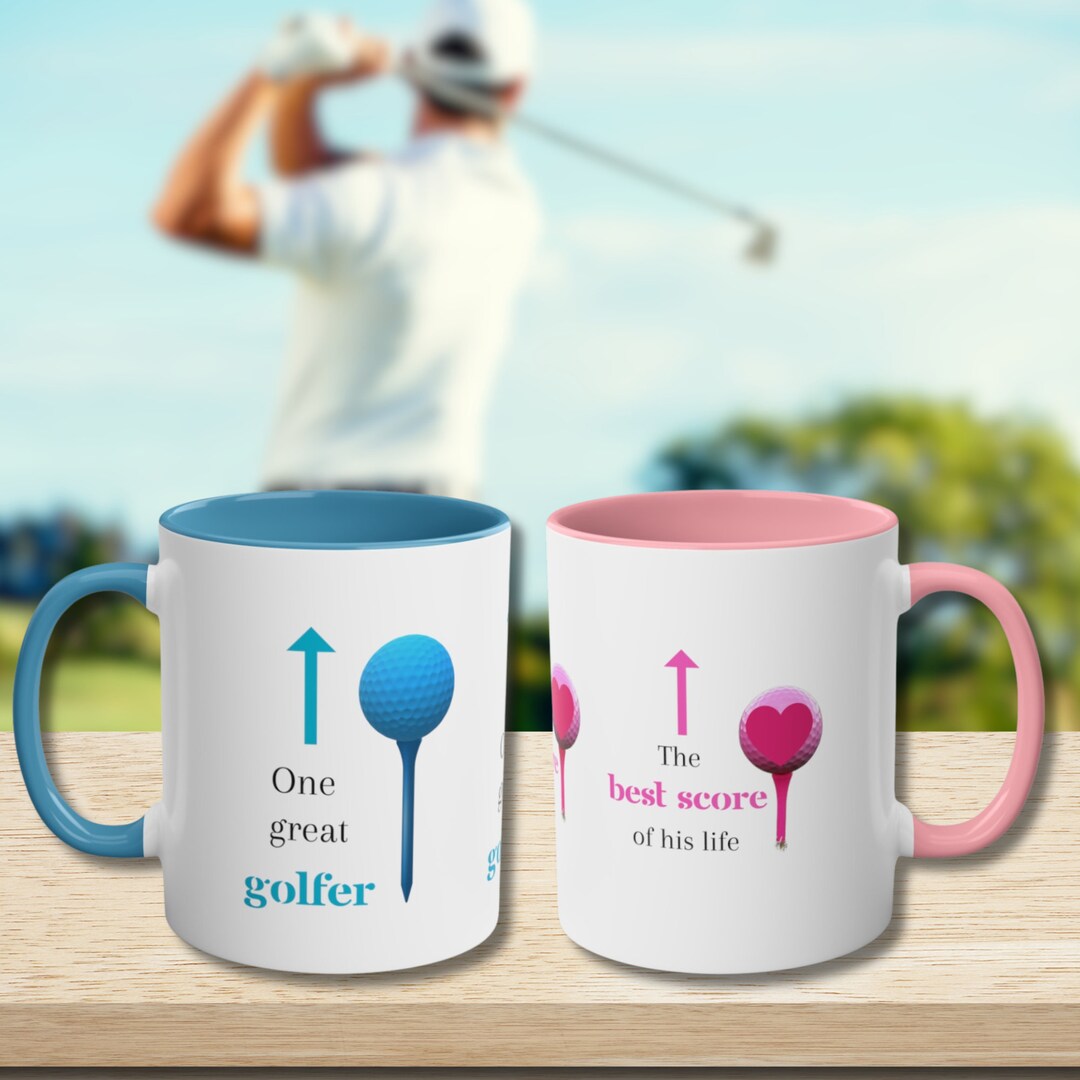 Matching Couples Golf Mug Set His and Hers Mugs Couples Golfing Gifts ...