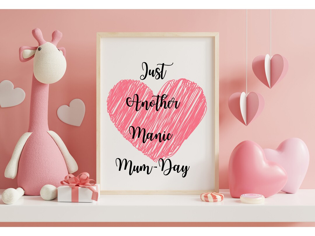 Minimalist Home Decor Mum Quote Digital Download Wall Art Print, Funny ...