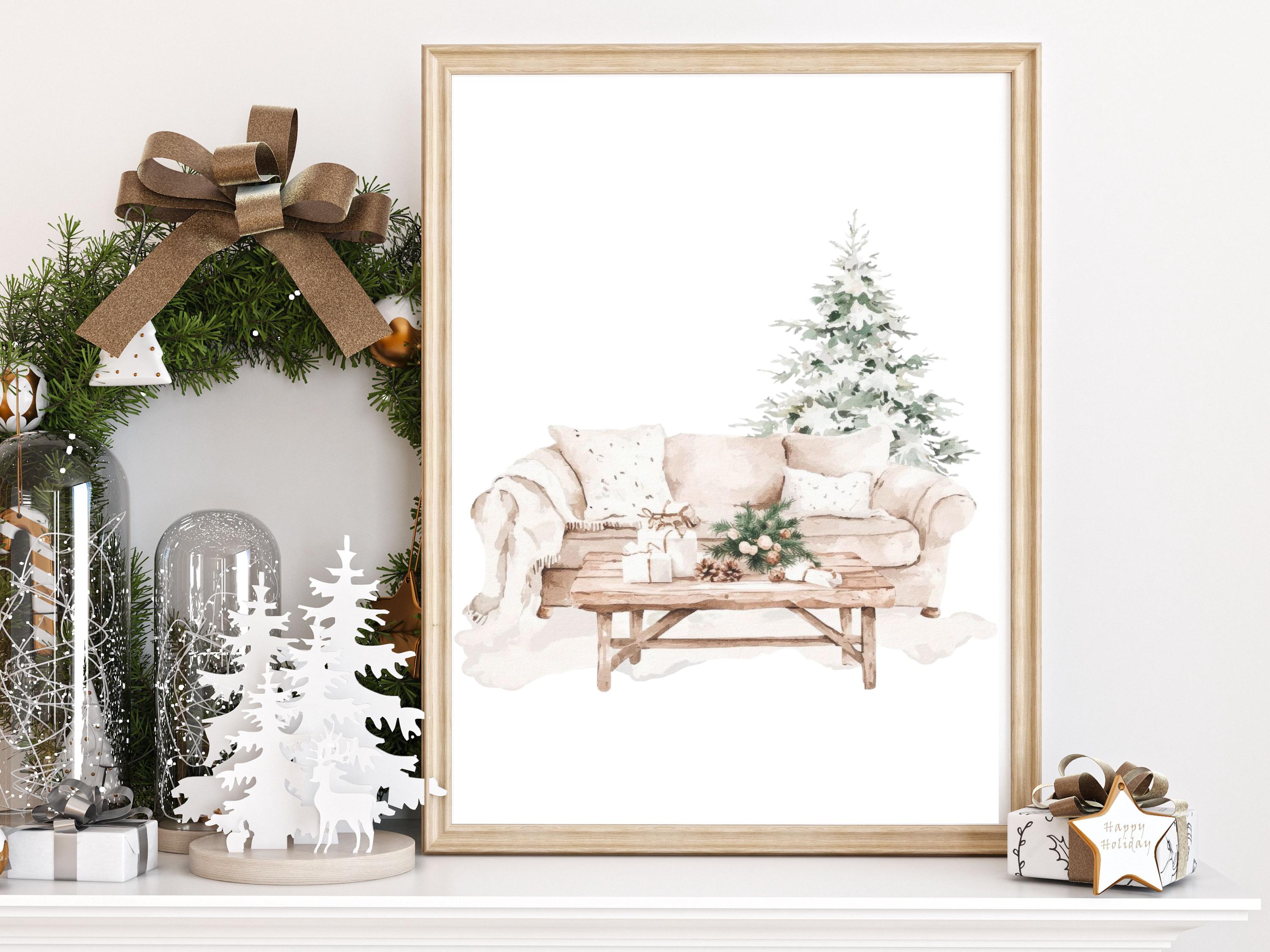Poster Set Christmas Pictures Wall Decoration Gift Christmas Poster Set ...
