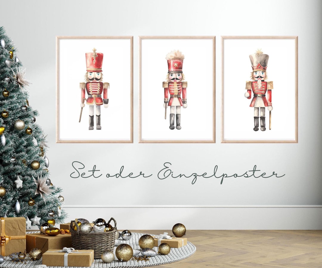 Poster Set Christmas Pictures Wall Decoration Gift Christmas Poster Set ...