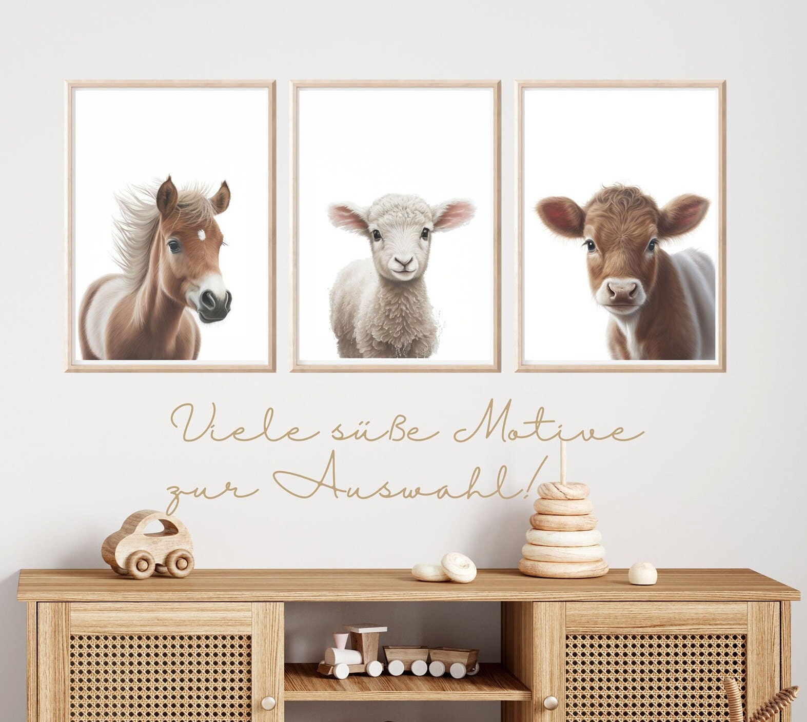 Farm Pictures, Farm Animals Posters, Farm Posters, Set or Individually ...