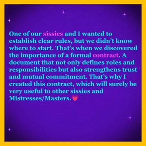 Sissification and Feminization Contract: Formal Sissy Agreement (PDF ...