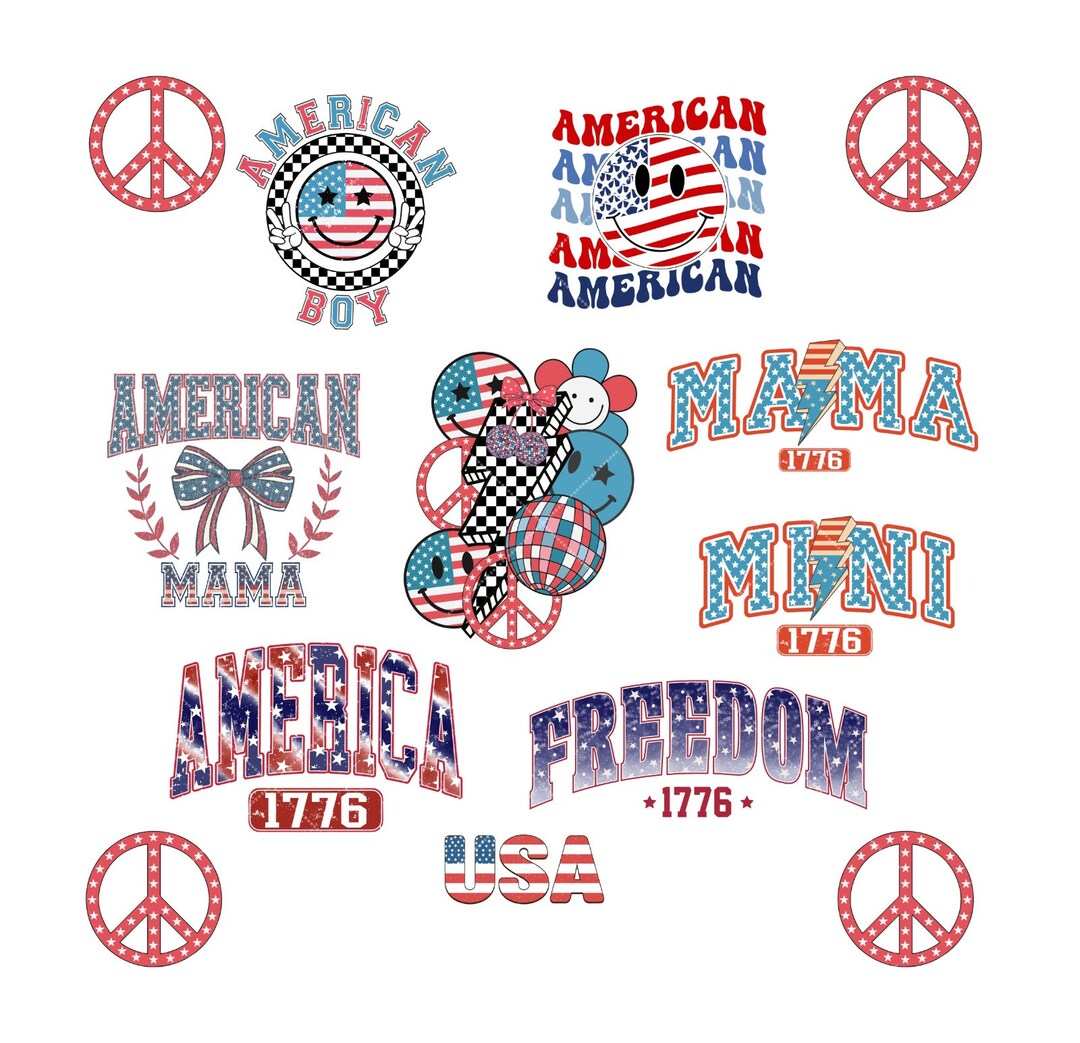 4th of July Mega Bundle Png, July 4th Png, Fourth of July Png ...