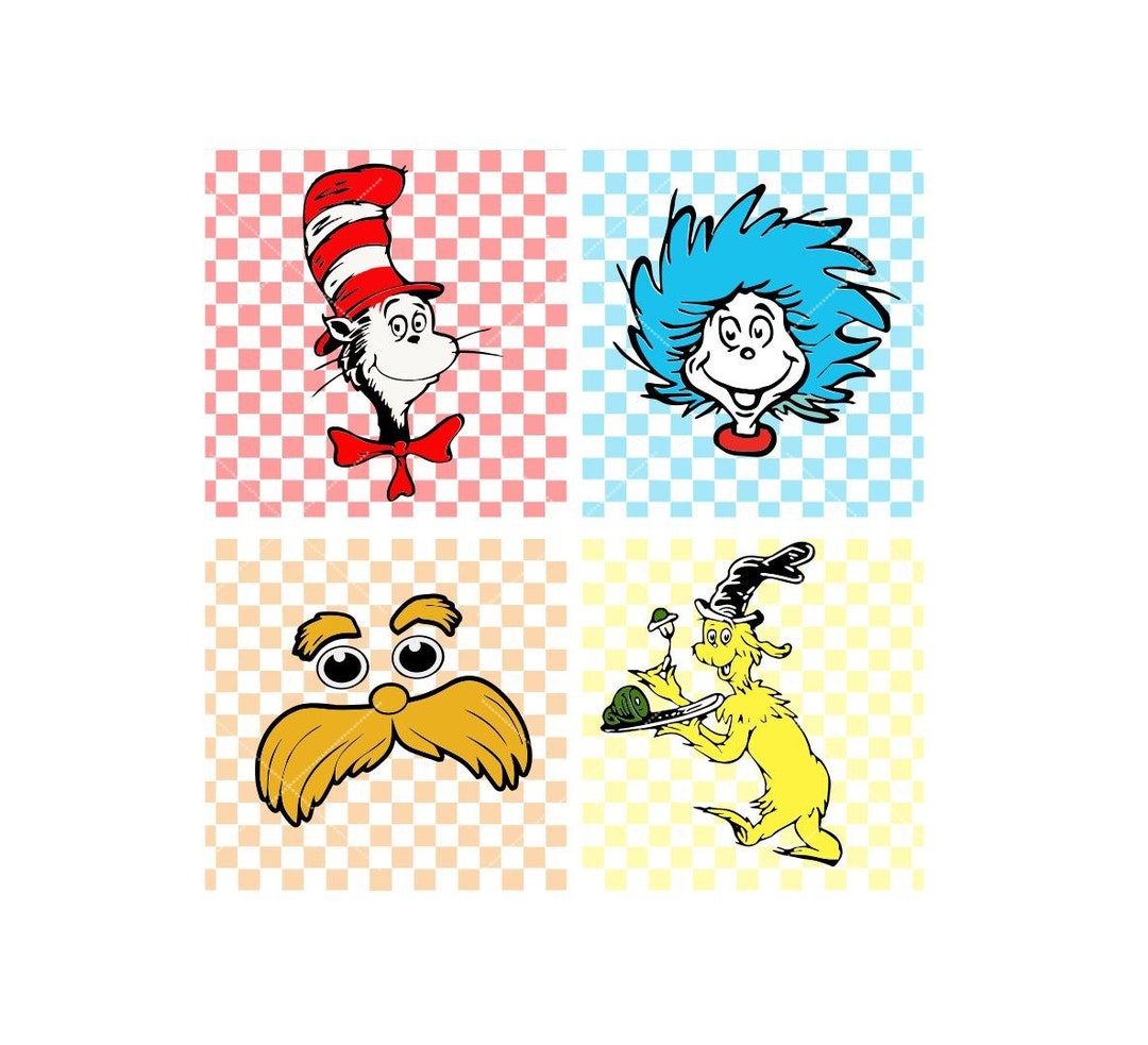 Dr Suess Png, Cat in the Hat Png, Dr Suess Day Png, Dr Suess Teacher ...