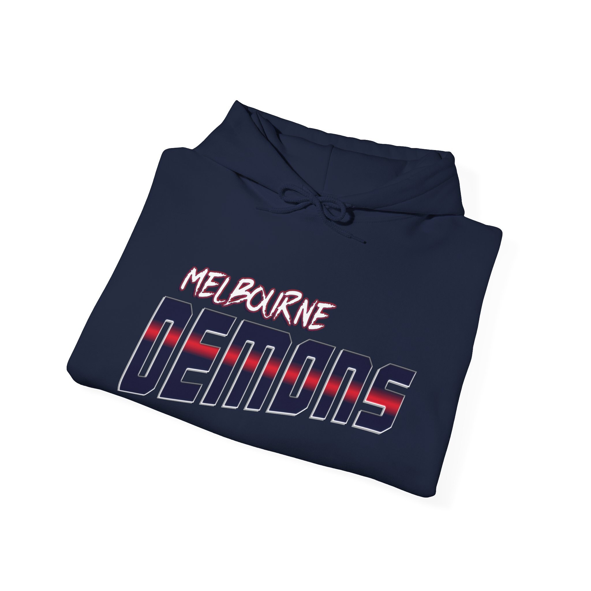 Vintage AFL Hoodie MELBOURNE DEMONS 2000s Inspired Jumper Australian ...