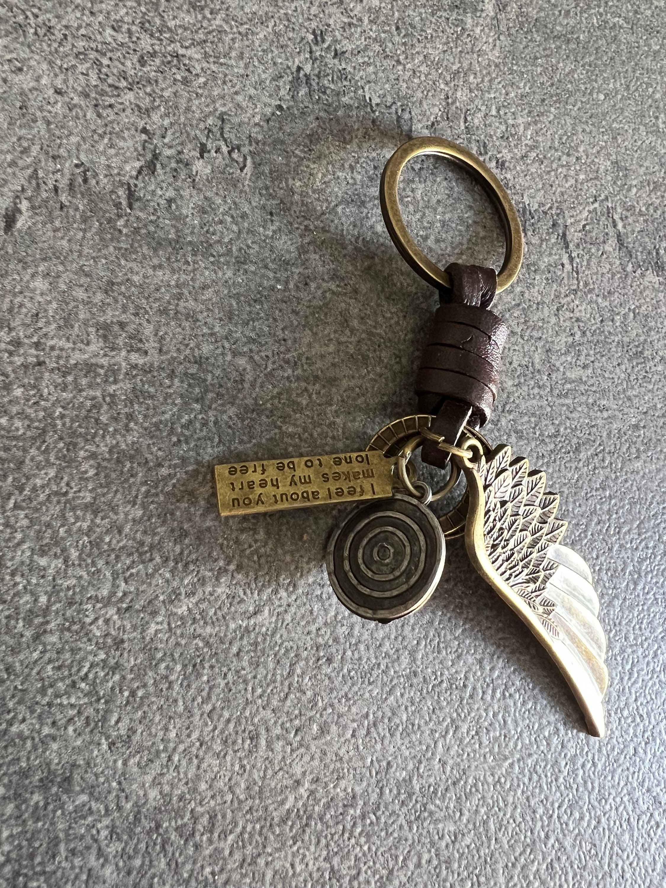 Wings Keychain, Life, Angel Keychain, Keychain Wings, Gift, Keychian ...