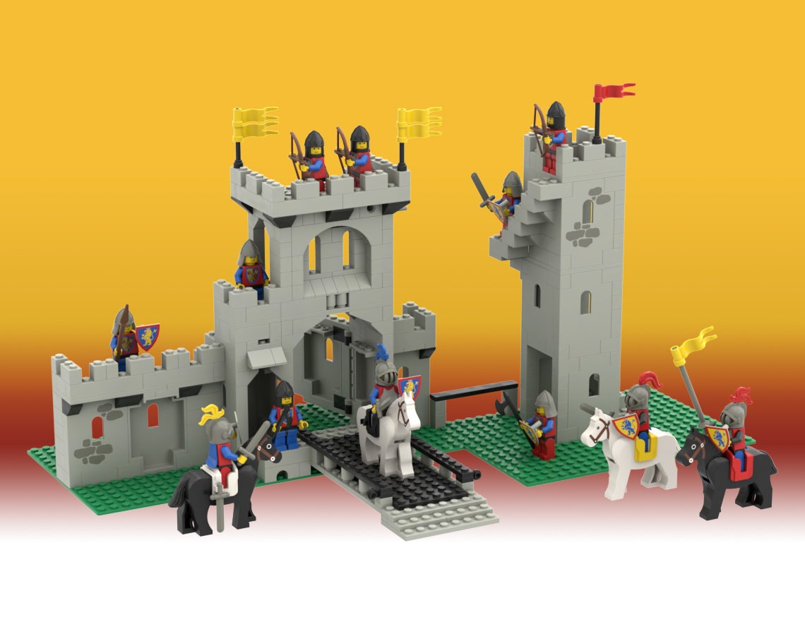 Fortified Outpost Lego Vintage Alternate Build Digital Instructions ...