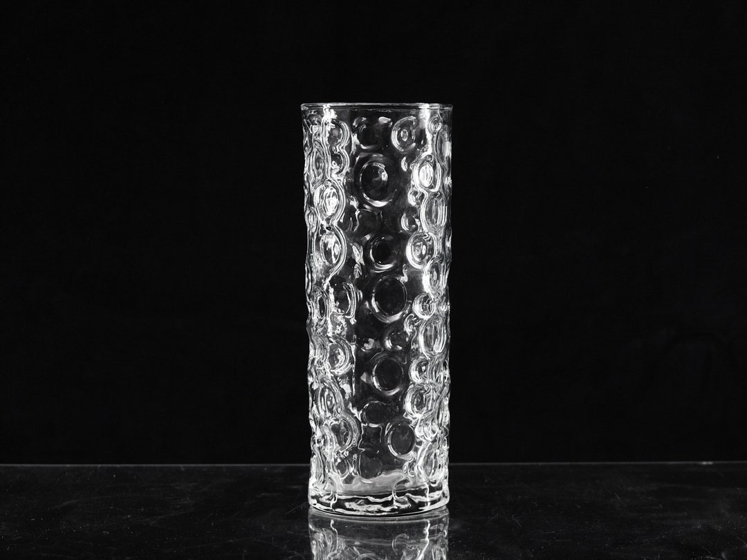 VEBA GLAS, Vintage Glass, W.-germany, Moon Crater Decor, Mid-century ...