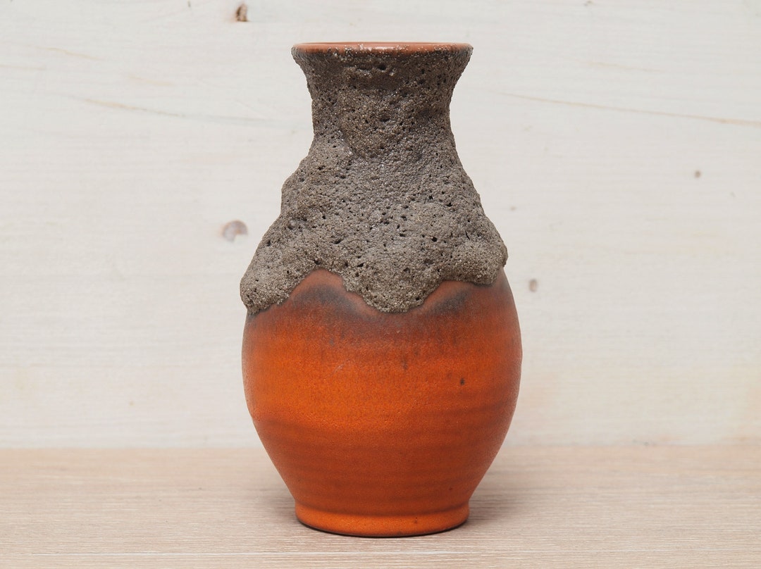 Fat Lava, Ceramic Vase, VINTAGE Pottery, W.-germany, Mid-century ...