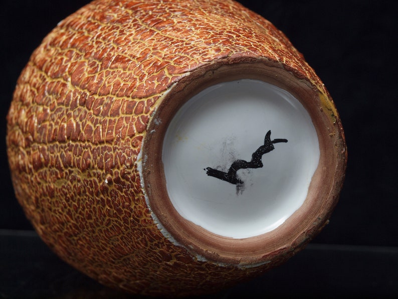 Huge Ceramic Vase, Crocodile Skin Pattern, W.-germany, Unknown Mark ...
