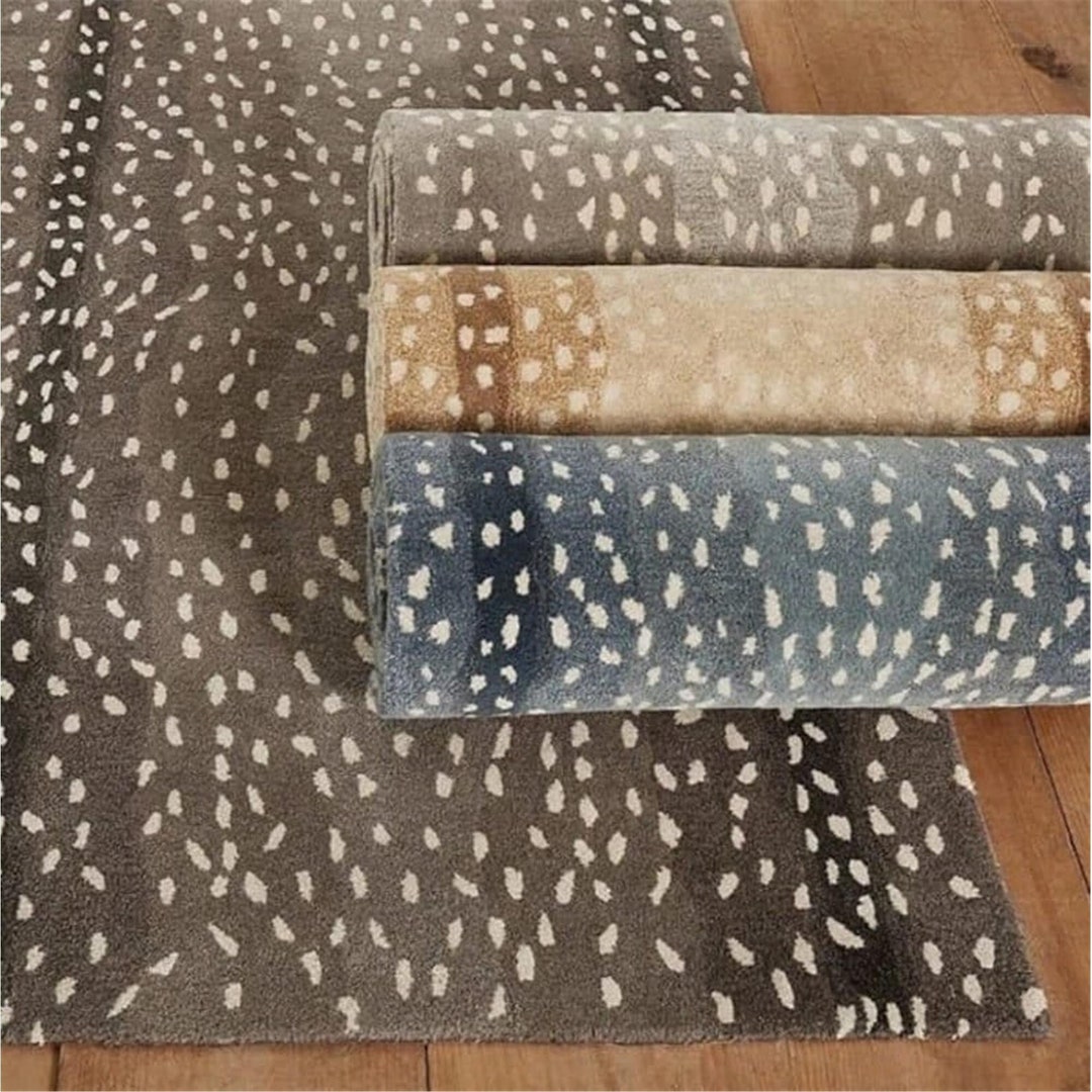 Authentic Antelope Cheetah Luxury Design Hand Tufted Wool Area Rug for ...
