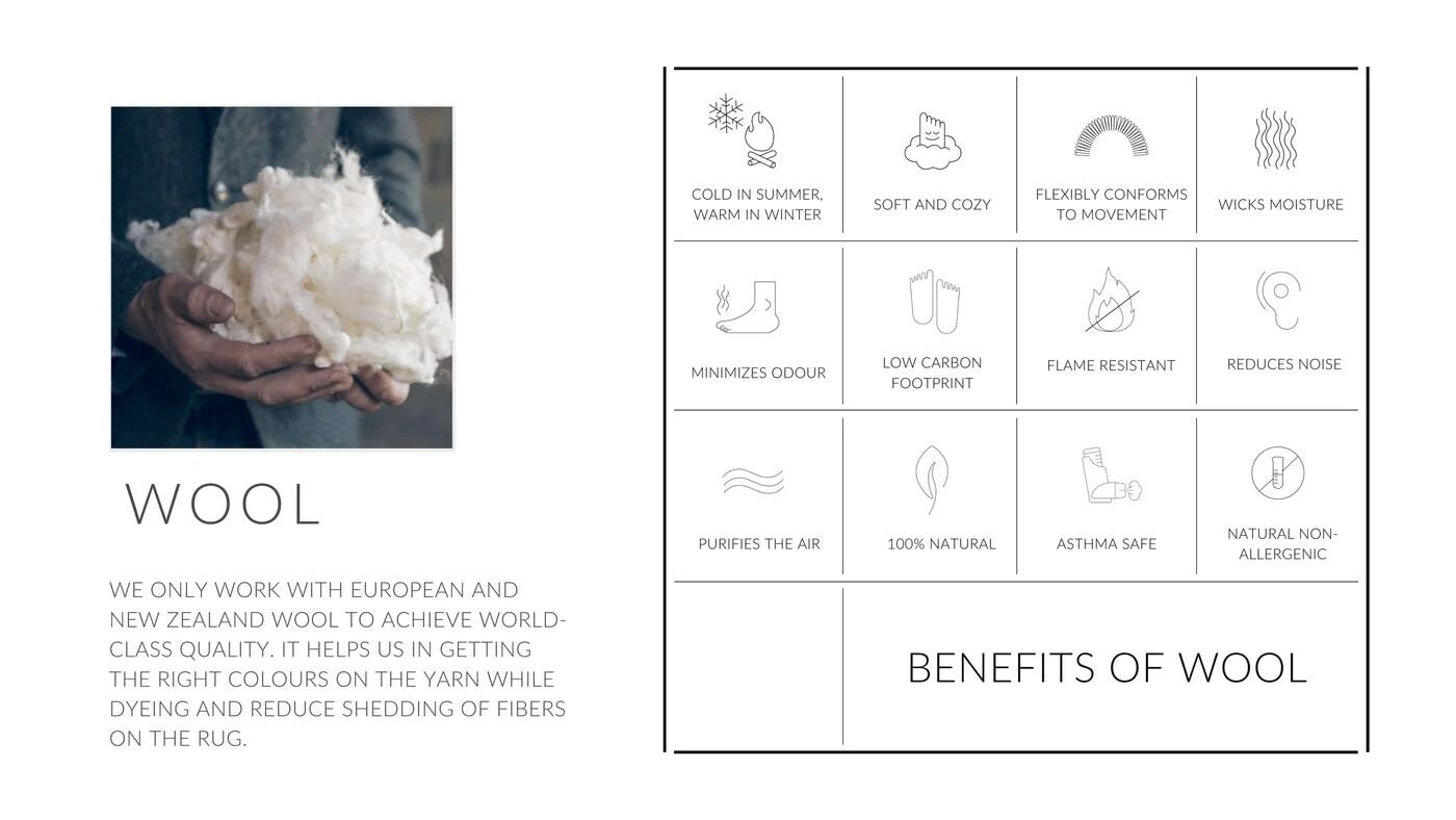 Irregular Shape Abstract Soft Handmade Rug, Hand-tufted Wool Area Rug ...