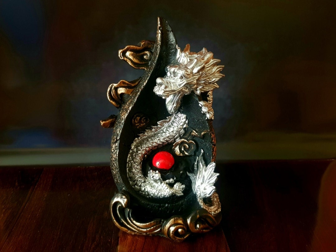 Dragon Backflow Incense Burner / Dragon Incense Holder / Ceramic ...