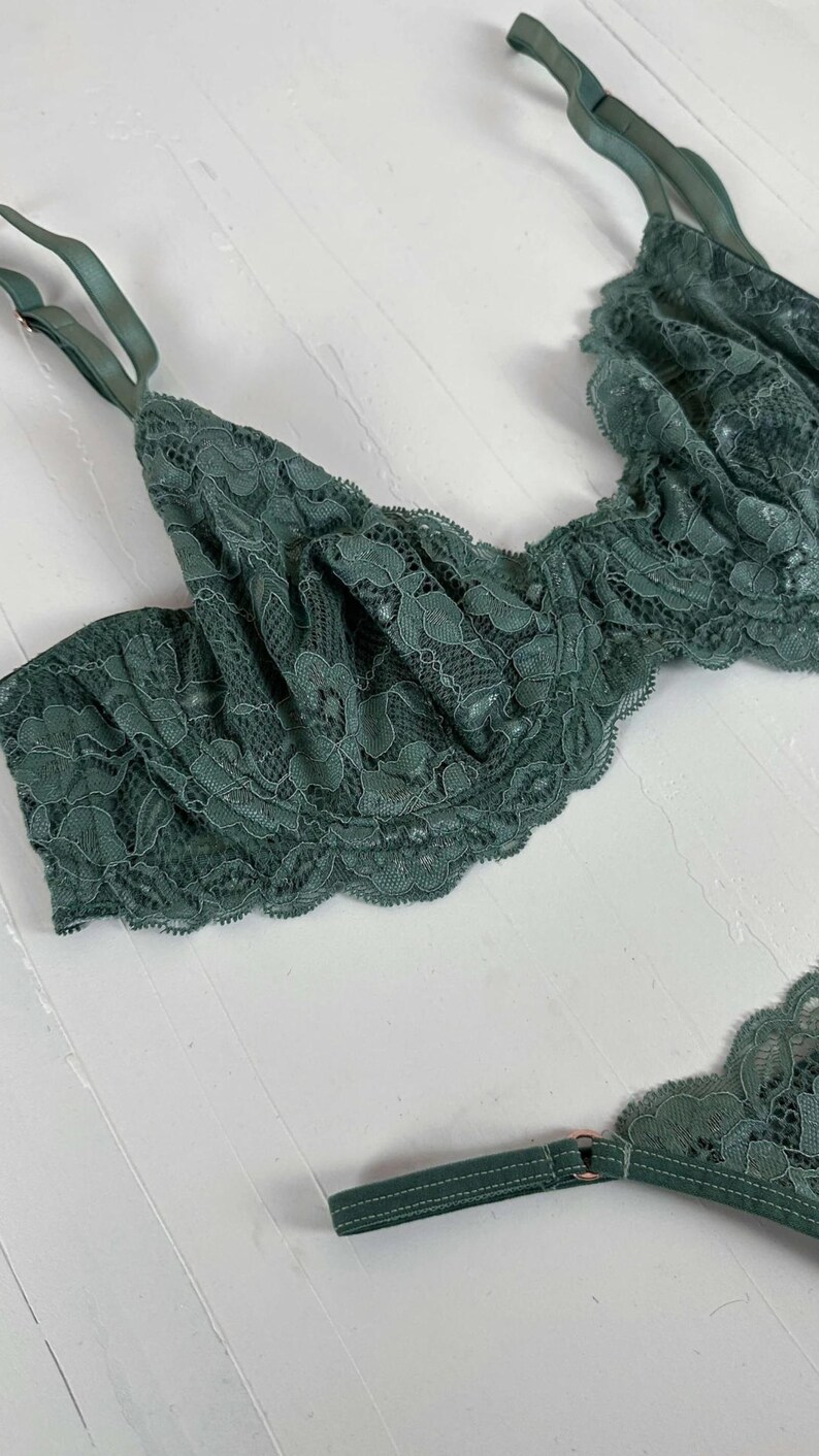 Red Lace Lingerie Set Sexy Red Lingerie Set Wedding Lingerie Etsy
