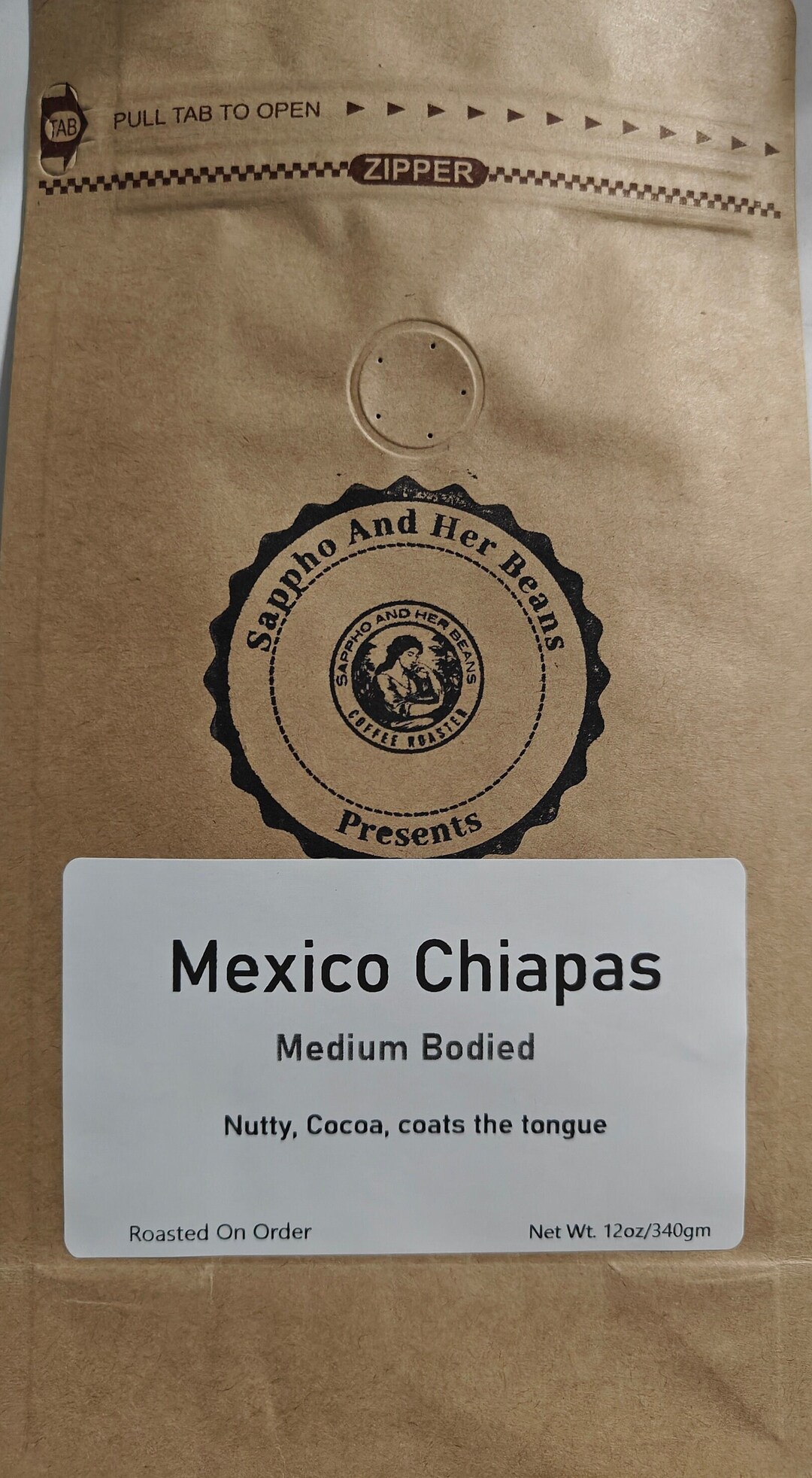 Sappho and Her Beans 12oz Mexican Chiapas Light Roast - Etsy