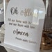Acrylic Sign, Personalised Sign, Home Decor , Entryway Table Decor ...