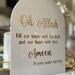 Acrylic Sign, Personalised Sign, Home Decor , Entryway Table Decor ...