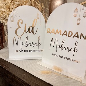 Acrylic Sign, Personalised Sign, Eid Sign, Ramadan Sign, Ramadan ...
