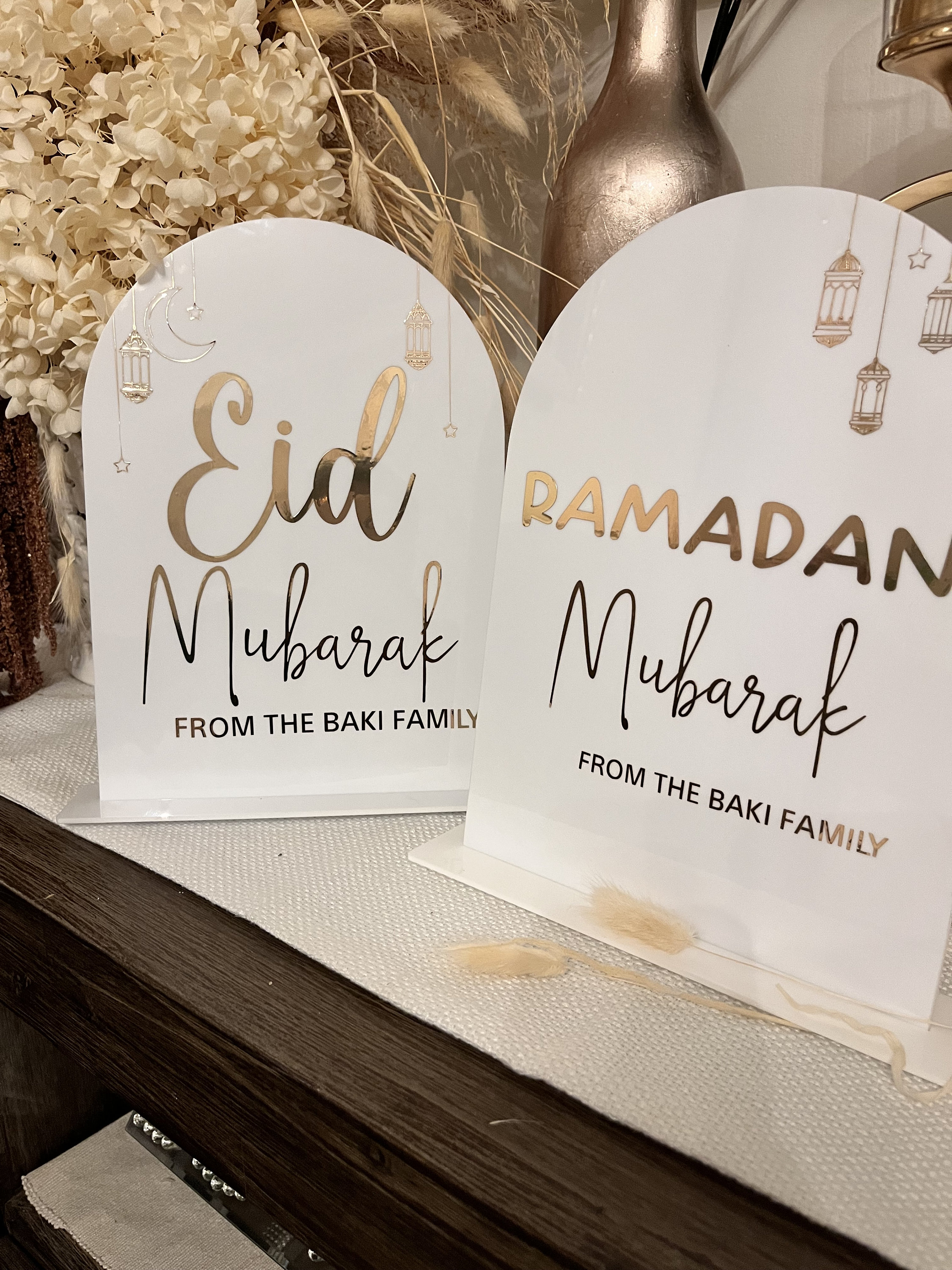 Acrylic Sign Personalised Sign Eid Sign Ramadan Sign - Etsy Singapore