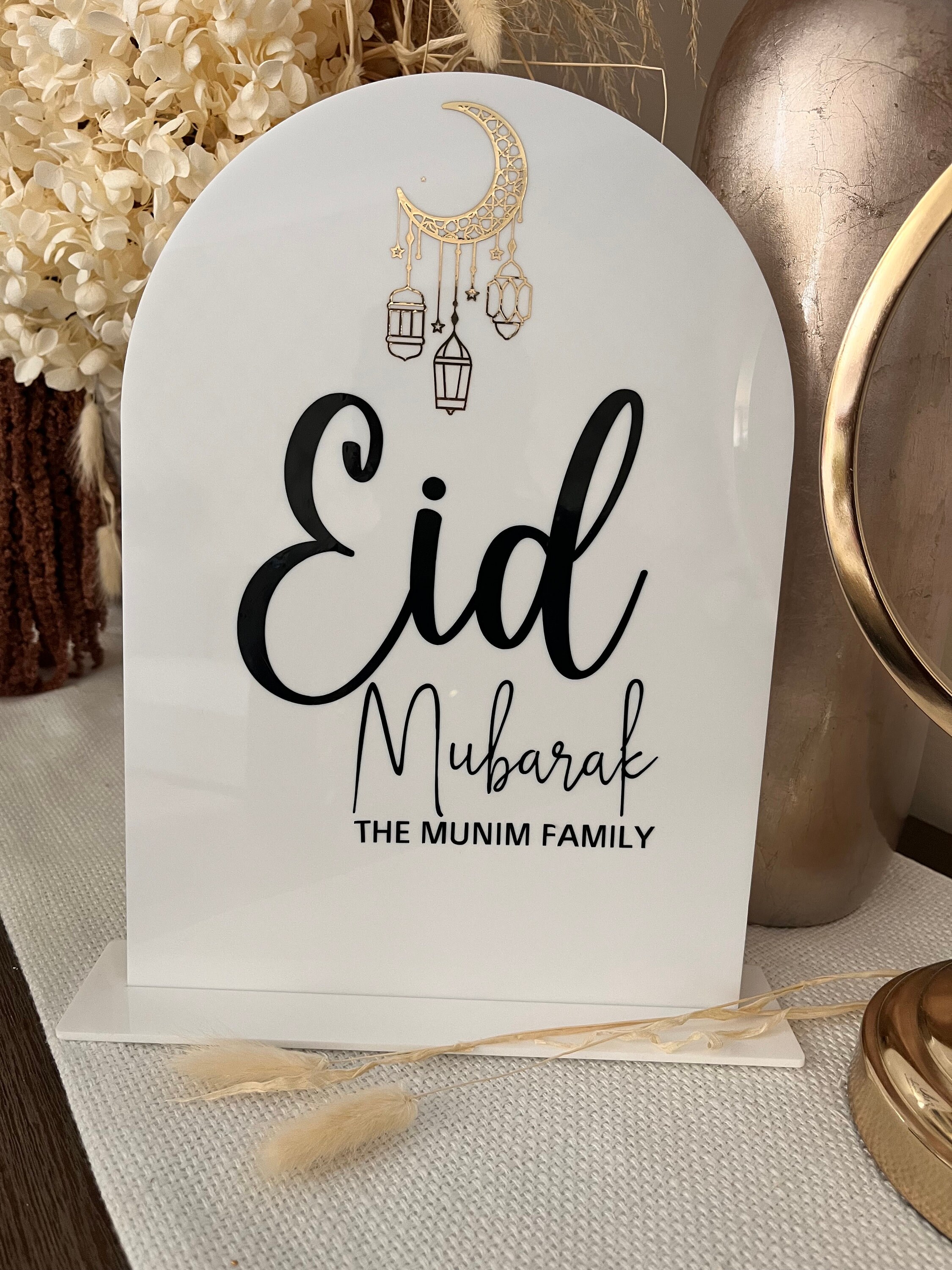 Acrylic Sign Personalised Sign Eid Sign Ramadan Sign - Etsy Singapore